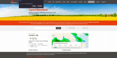 openweathermapの使い方、アカウント取得と天気情報抽出 | 60爺の手習い